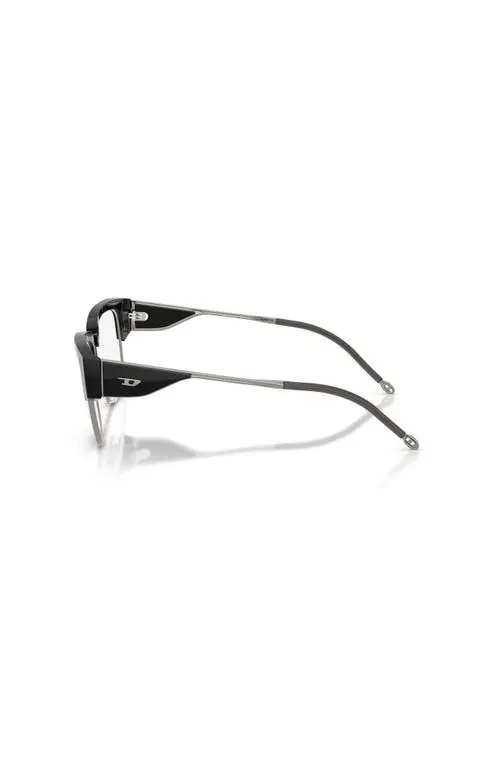 DIESEL® 55mm Square Optical Glasses - Black