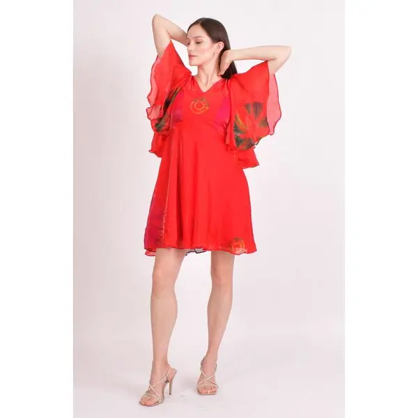 RAAS Biha Hand Tie-dye Mini Sundress