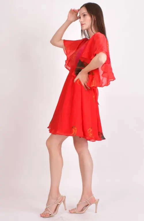 RAAS Biha Hand Tie-dye Mini Sundress