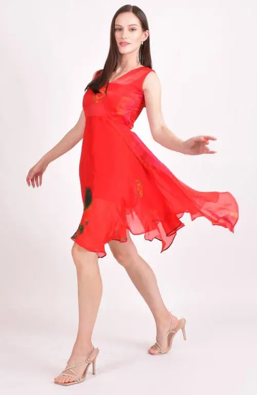 RAAS Kleo High-low Silk Dress