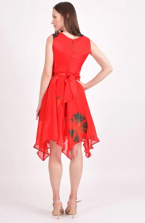 RAAS Kleo High-low Silk Dress