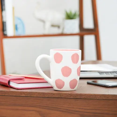 CAROL & FRANK Dot Mug - Pink