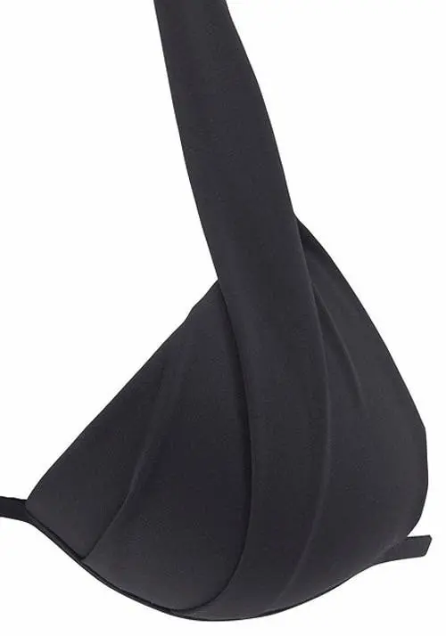 LASCANA Halter Push-up Bikini Top - Black