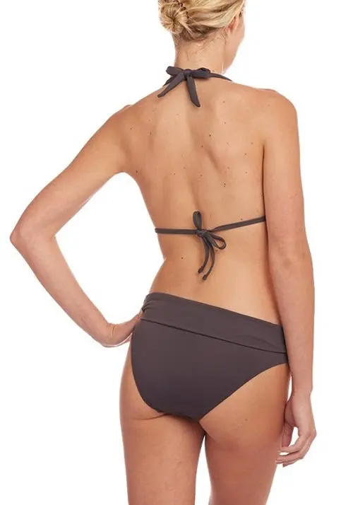 LASCANA Halter Push-up Bikini Top - Brown