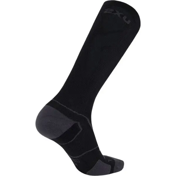 2xu Vectr Cushion Full Length Sock - Black/titanium