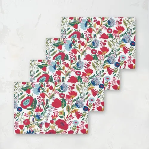 CAROL & FRANK Bella Winter Placemats Set Of 4