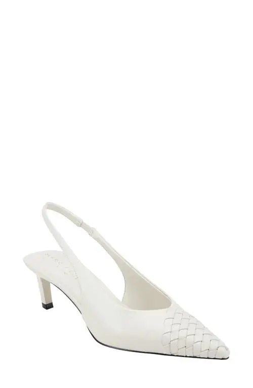 Marc Fisher Rilly Slingback Pump - Ivory