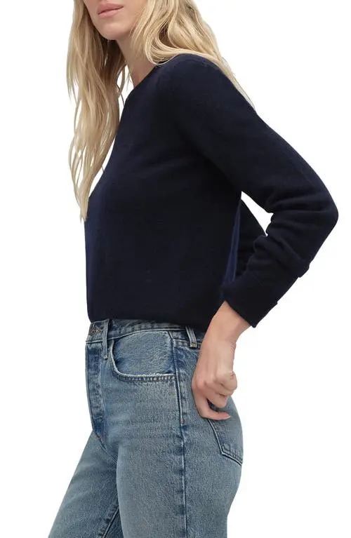 FAVORITE DAUGHTER The Ryann V-neck Cashmere Sweater - Navy