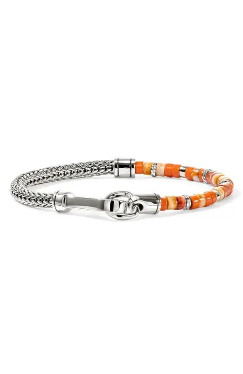 John Hardy Heishi Bead Bracelet - Silver