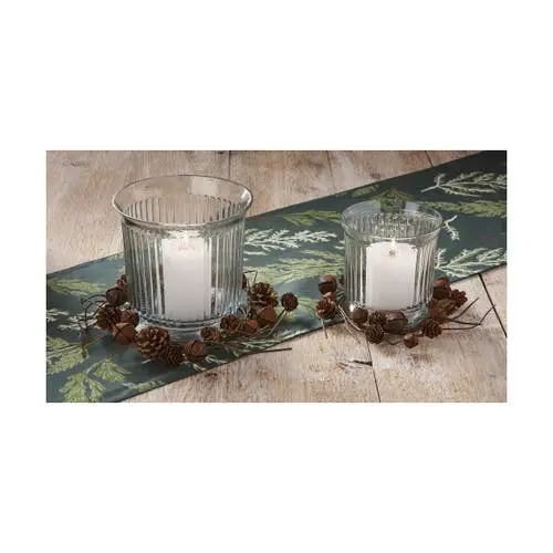 TAG Pinecone And Bell Wreath Fall Harvest Home Decoration