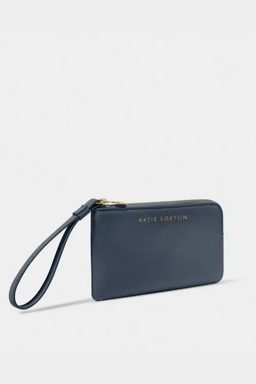 KATIE LOXTON Small Wristlet Pouch - Navy
