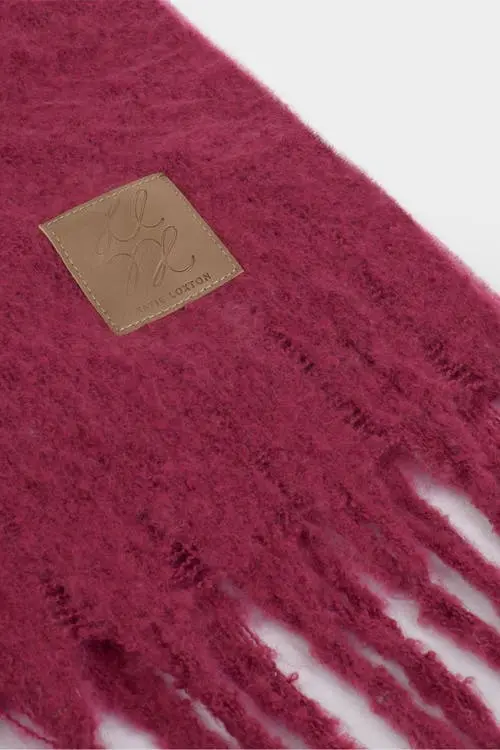 KATIE LOXTON Oversized Recycled Tassel Scarf