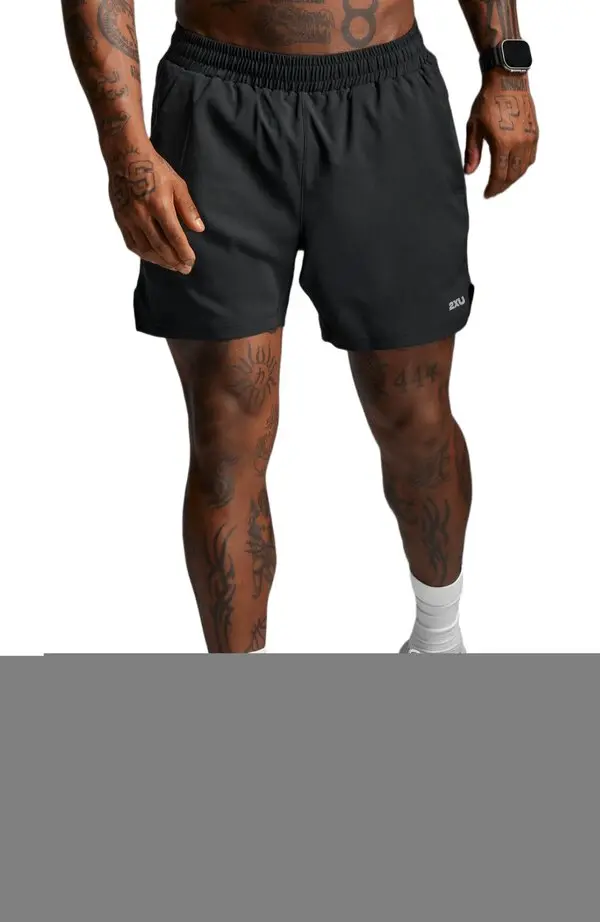 2xu Aero 5" Shorts - Black/silver Reflective