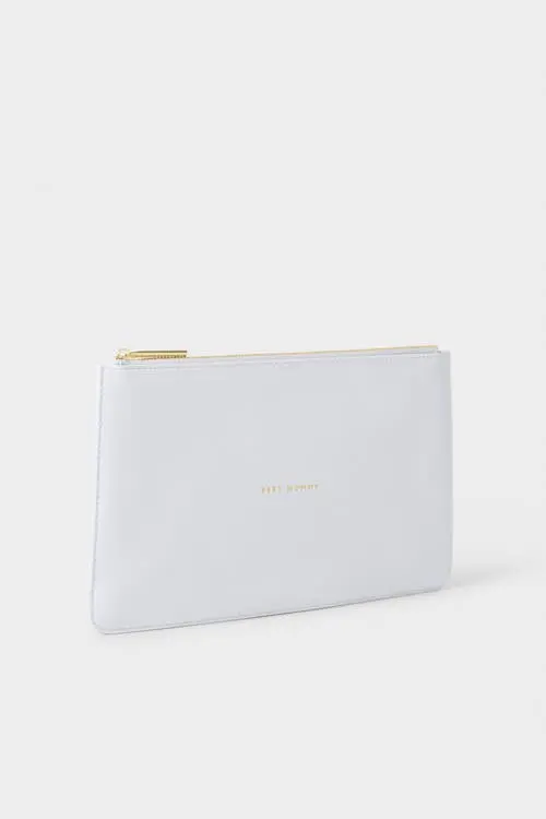 KATIE LOXTON Sentiment Pouch 'best Mommy - Blue