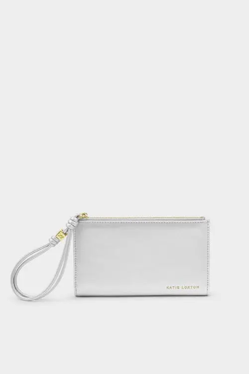 KATIE LOXTON Arden Large Braided Wristlet Wallet