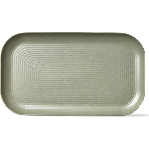 TAG Green Brooklyn Melamine Serving Platter Dishwasher Safe - Brown