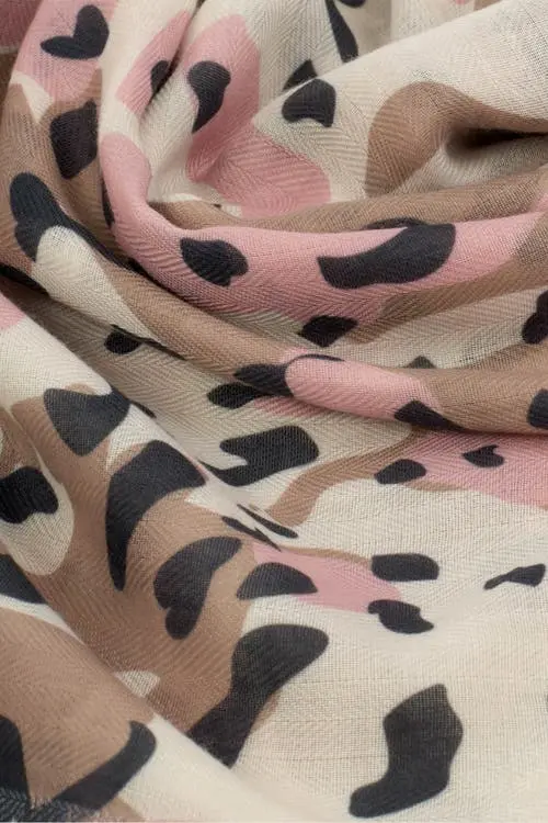 KATIE LOXTON Tortoiseshell Printed Scarf