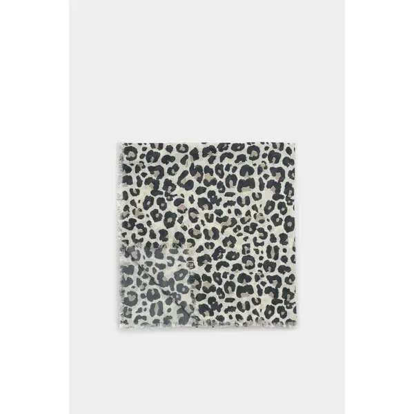 KATIE LOXTON Leopard Printed Scarf