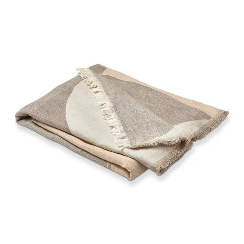 TAG Alia Taupe Soft Cozy Throw Blanket For Everyday Use - Brown