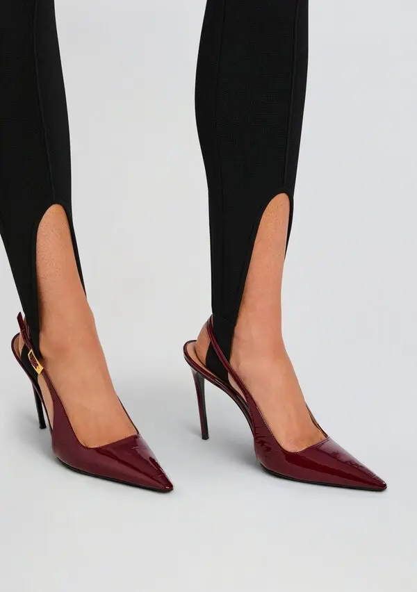 SEROYA Kelsey Stirrup Leggings - Black