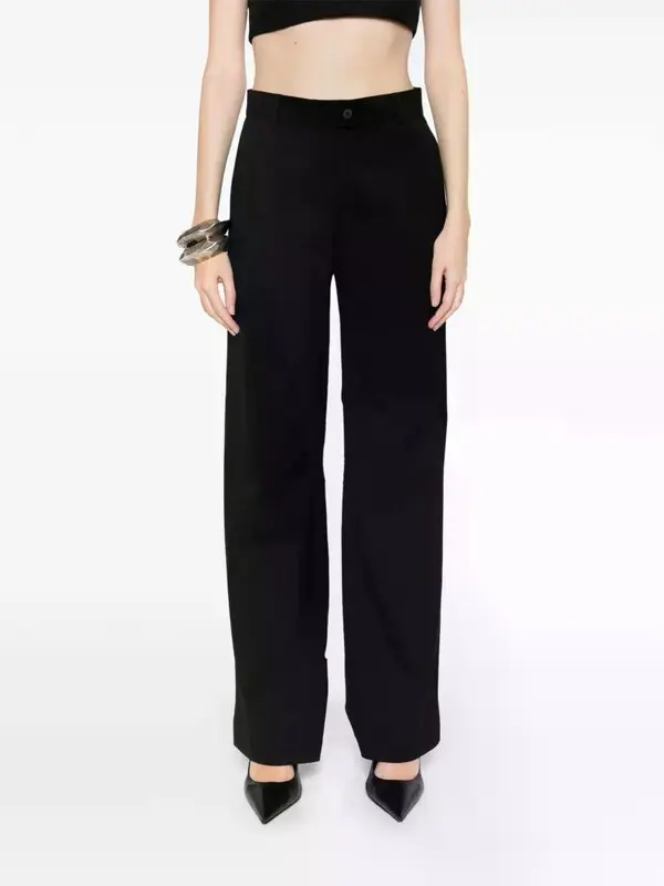 MEDEEA Rings-detail Trousers