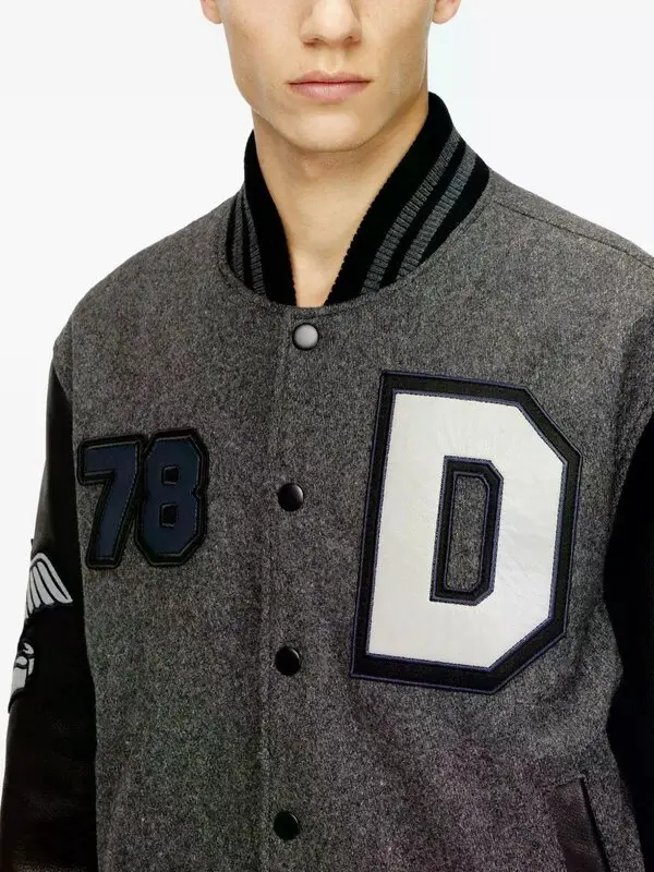 DIESEL® Patches Embroidered Jacket - Grey
