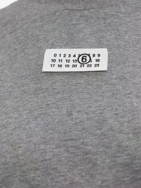 MAISON MARGIELA Patch Cotton T-shirt - Grey