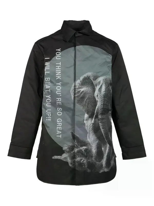 Yohji Yamamoto Graphic Print Jacket