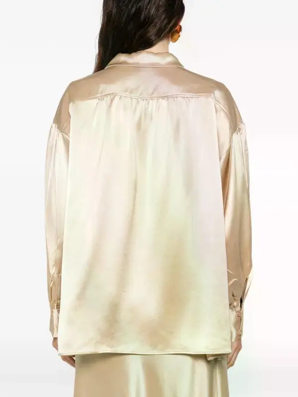 BY MALENE BIRGER Long-sleeve V-neck Blouse