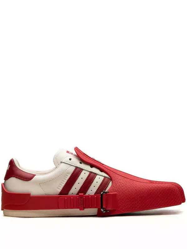 Adidas X Avavav Superfinger Superstar Buckle-detail Sneakers - Neutrals