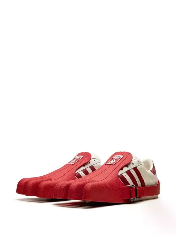 Adidas X Avavav Superfinger Superstar Buckle-detail Sneakers - Neutrals