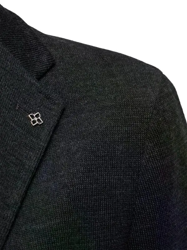 Tagliatore Button-fastening Jacket With Logo Detail