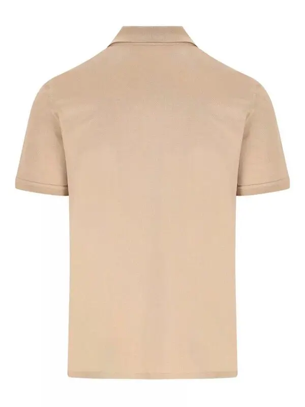 Givenchy Grosgrain Ribbon Polo Shirt - Neutrals