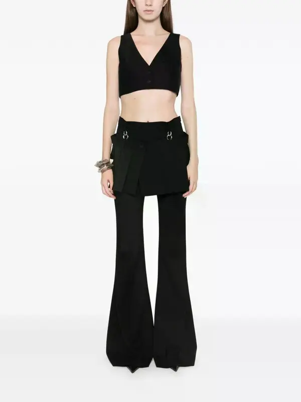 MEDEEA Detachable Skirt Flared Trousers