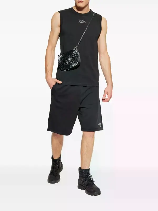 DIESEL® Logo-detail Shorts - Black