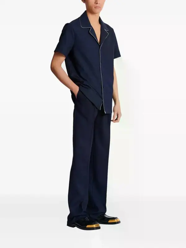 Balmain Pb-monogram Short-sleeve Shirt