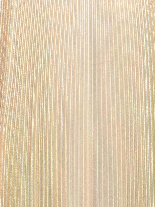 JOSEPH Essai Lamé Pleated Midi Skirt - Gold