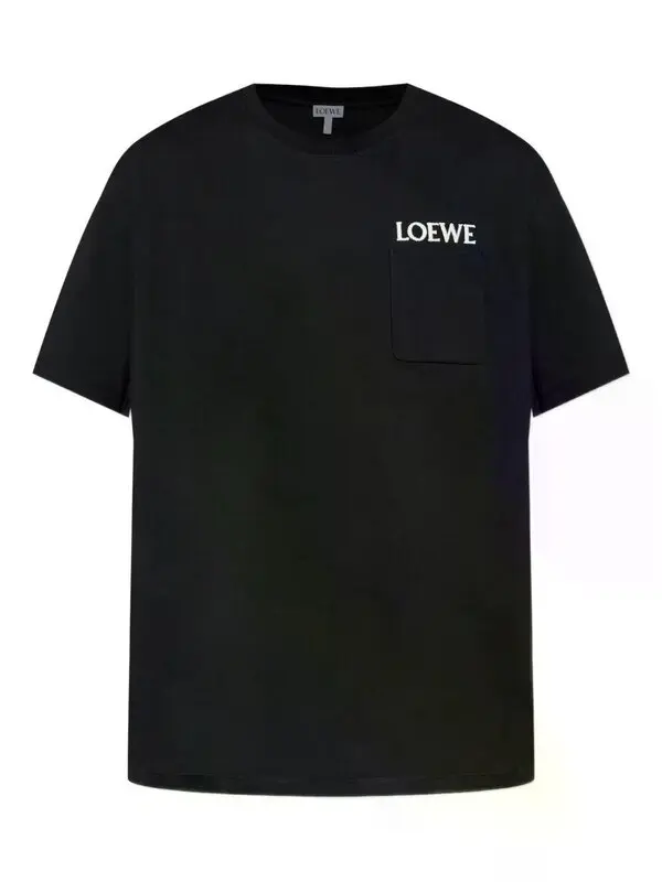 Loewe Chest-pocket Logo T-shirt - Black