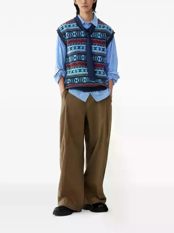 STUDIO TOMBOY Pleated Belt-loop Trousers