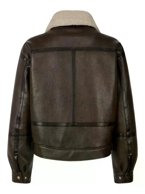 STUDIO TOMBOY Shearling Faux Leather Jacket