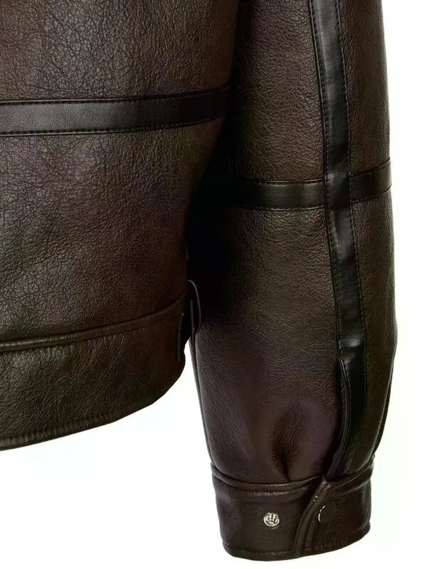 STUDIO TOMBOY Shearling Faux Leather Jacket