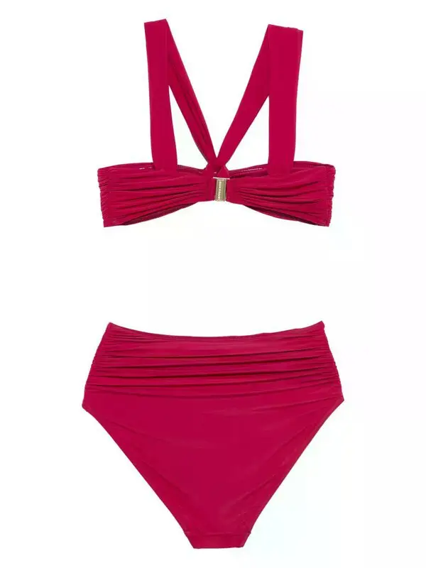 Zimmermann Ruched Bikini Set