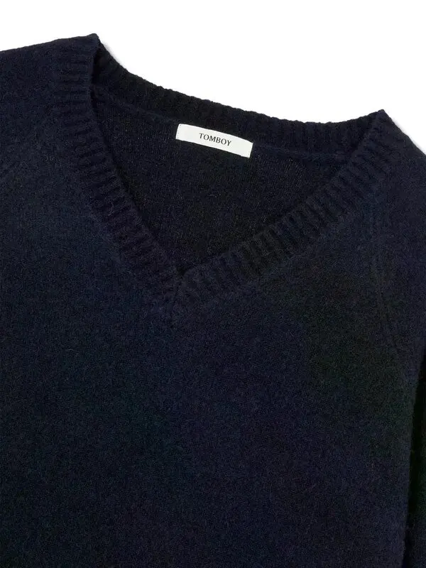 STUDIO TOMBOY Raglan V-neck Knit Sweater