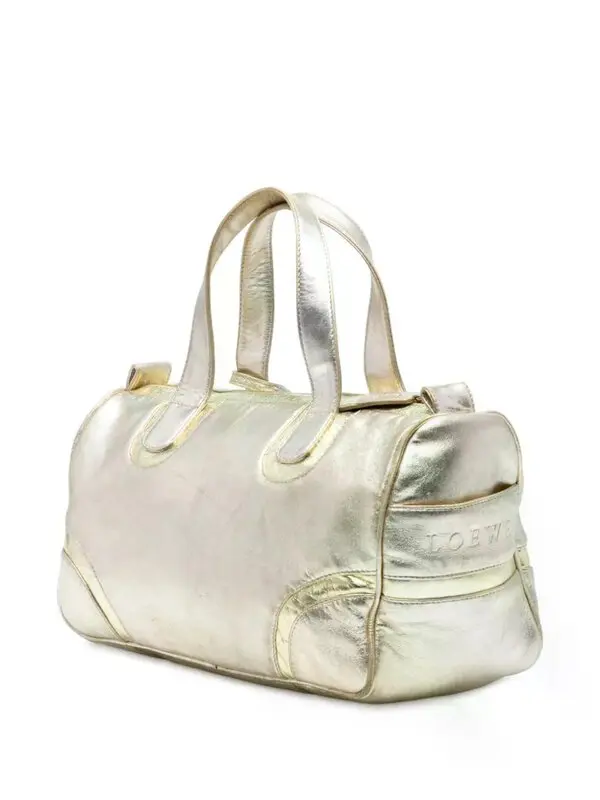 Loewe 2007 Metallic Leather Handbag
