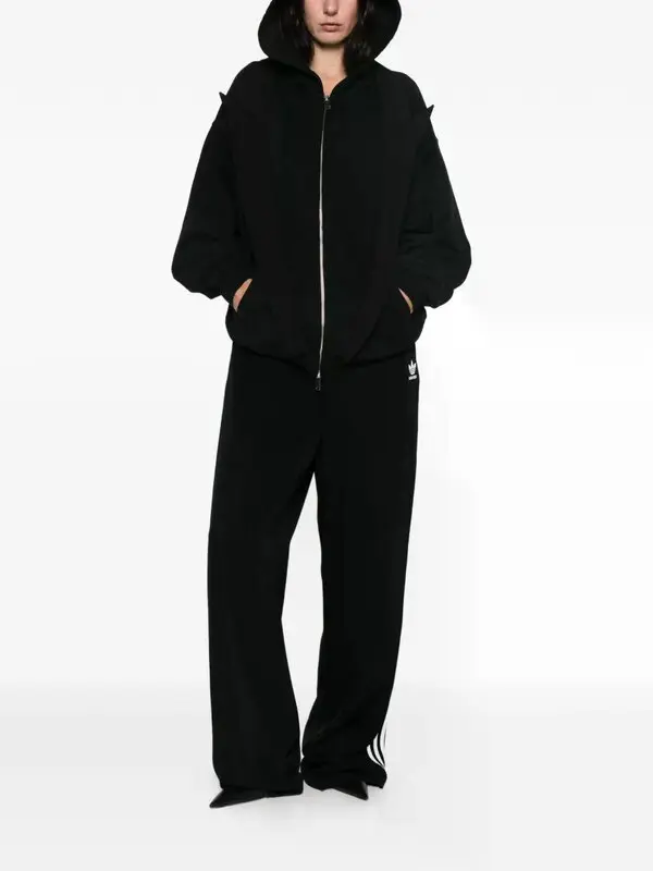 MEDEEA Lapel Zip Hoodie Jacket