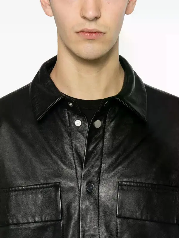 MEDEEA Pocket Leather Jacket