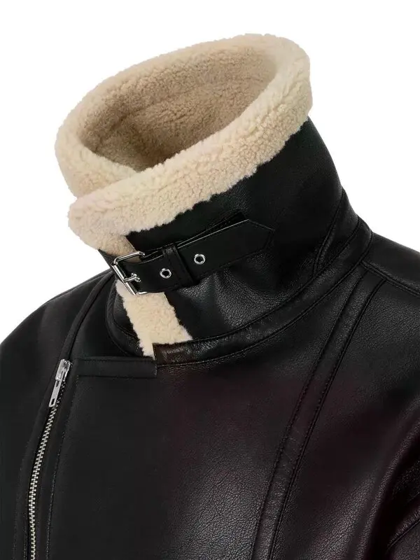 STUDIO TOMBOY Shearling Faux Leather Jacket