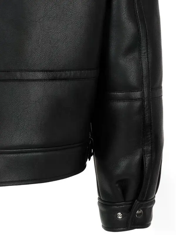 STUDIO TOMBOY Shearling Faux Leather Jacket