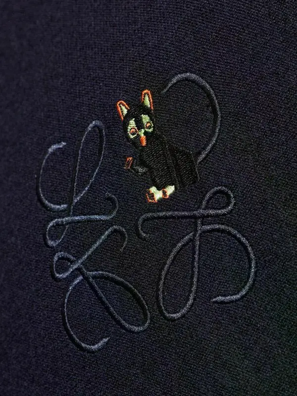 Loewe Embroidered Wool Sweater