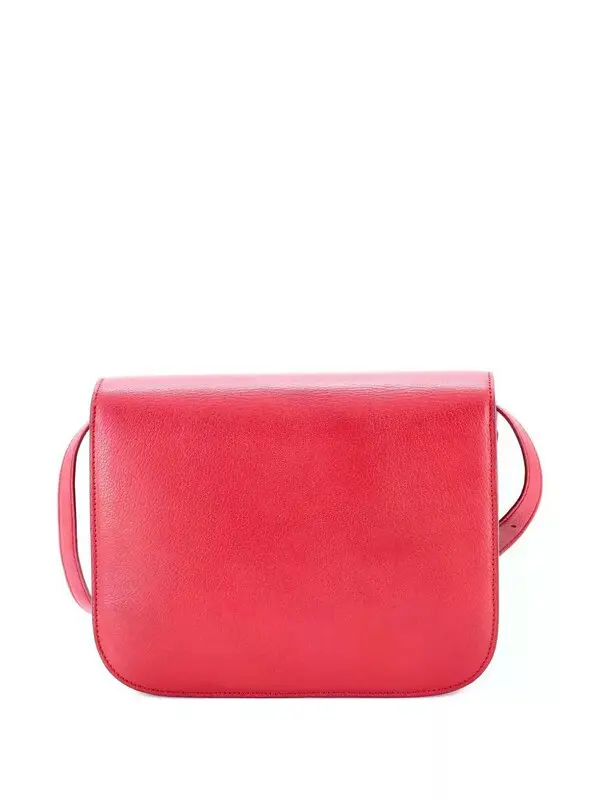 Celine Classic Box Bag Grainy Leather Medium Crossbody Bag - Pink